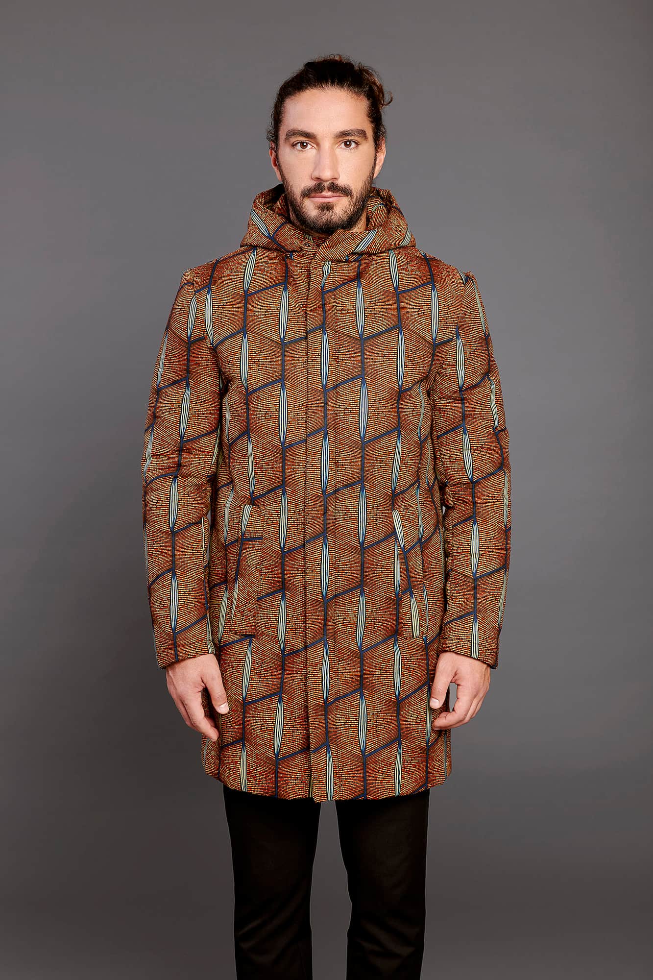 PARKA CON CAPPUCCIO – Afrochic